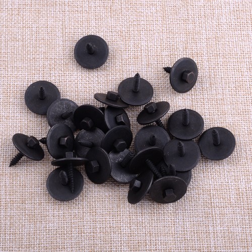 50pcs Metal Car Screw Body Bumper Fender Splash Shield Retainer Clips ...