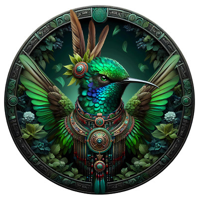 Hummingbird Spirit Animal Decal - Native American Totem Decal - 5" Inch ...
