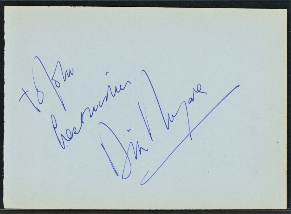 Vintage BING CROSBY / DIRK BOGARDE Autographs | eBay