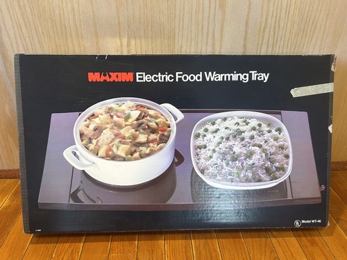 MAXIM Glass Top Electric Food Warming Tray Hot Spot WT-46 WORKS | eBay