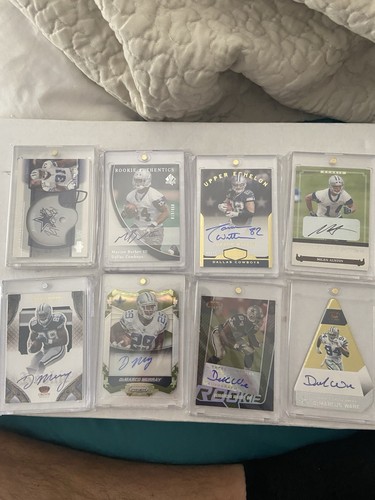 Dallas Cowboys 8 Card Auto Lot. Williams, Barber, Witten, Austin ...