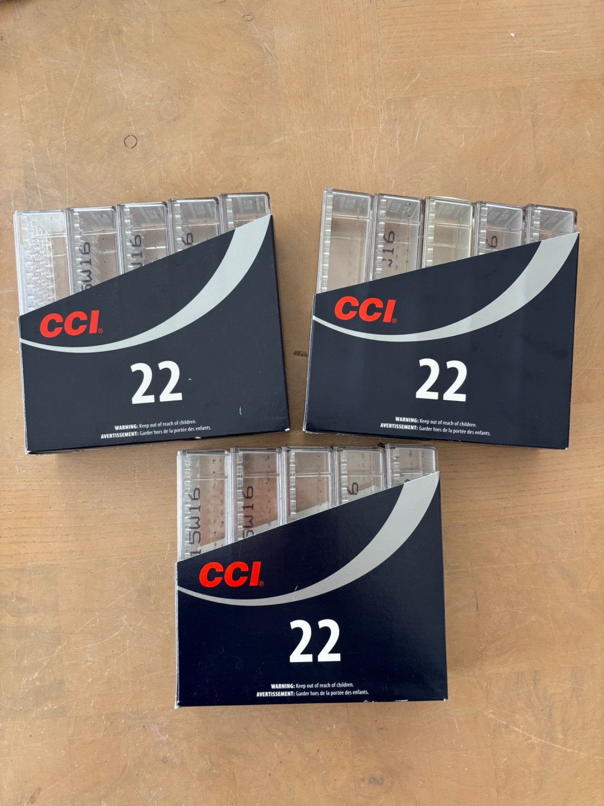 CCI Mini Mag 22 Long Rifle LR (15) No Ammo EMPTY Box Case Holder ...