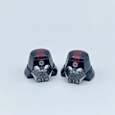 Lot (2) LEGO Star Wars Sith Trooper Minifigure HELMET HEADGEAR ...