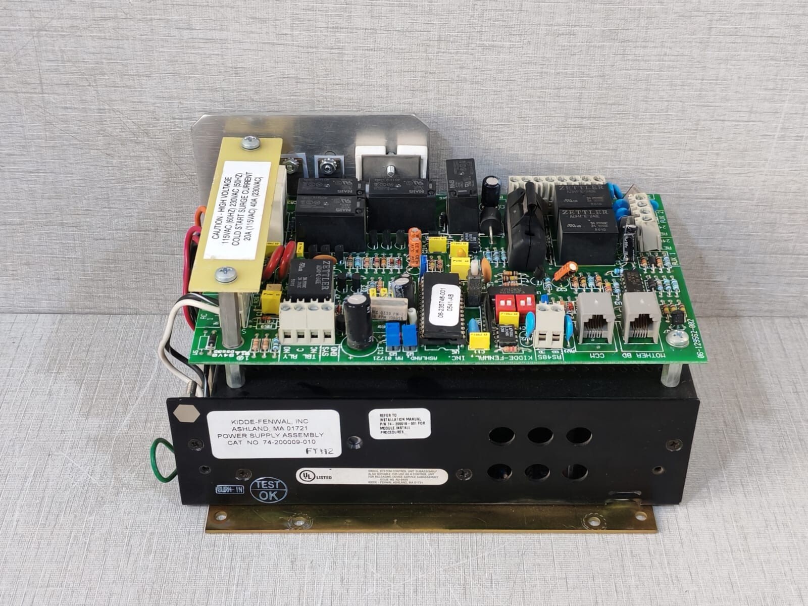 Kidde Fenwal 74-200009-010 PSU Power Supply For FN2000 FN2K Pegasys | eBay