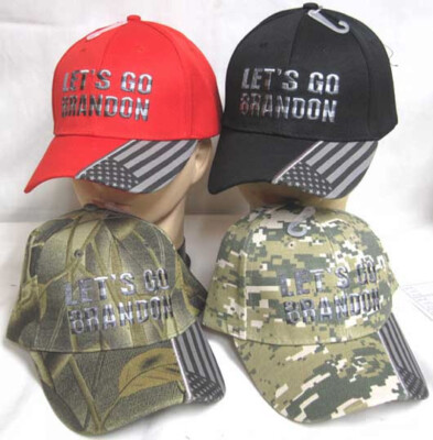 TRUMP 2024 Let's Go Brandon USA TACTICAL BIDEN SUCKS FJB Cap Hat (BLACK ...
