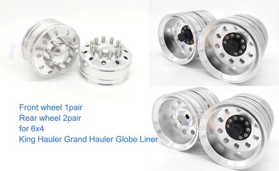 Aluminum Rims for 1/14 tamiya King Hauler Grand Hauler Knight Hauler GL ...