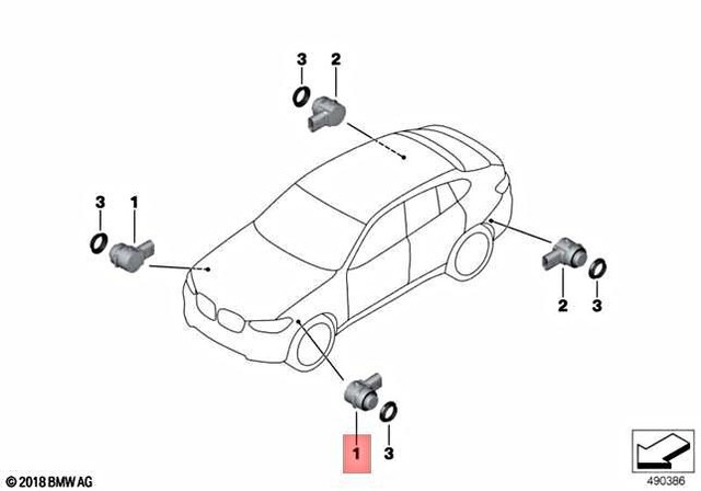 Genuine OEM Parking Aid Sensor for BMW 66209290897 for sale online | eBay
