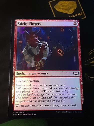 Sticky Fingers FOIL , Streets of New Capenna , Near Mint ,MTG, FREE ...