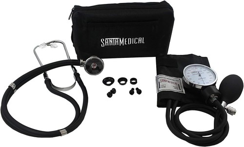 Santa Medical Adult Deluxe Aneroid Sphygmomanometer SP-110 Blood ...