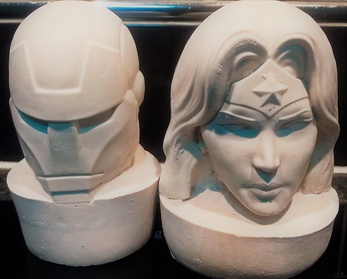 20 x 3D superhero ready to paint plaster figurines | eBay