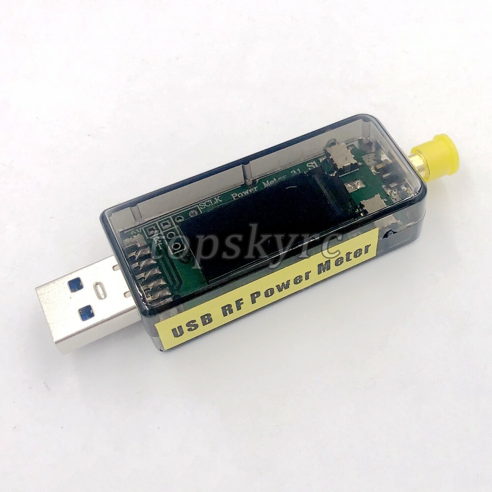 USB RF Power Meter V3.0 100K To 10GHZ -55 To +30dBm 0.96" Color Display ...