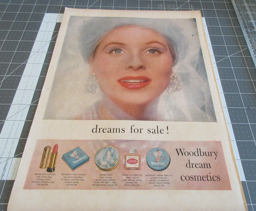 1957 Woodbury Dream Cosmetics, Dreams for Sale, Vintage Print Ad | eBay