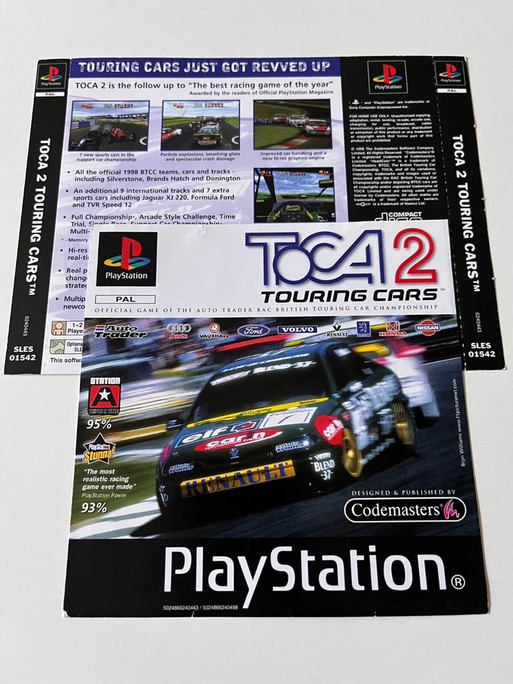 PS1 PLAYSTATION ONE Manuals Front Rear Inserts Artwork - Retro Classic ...