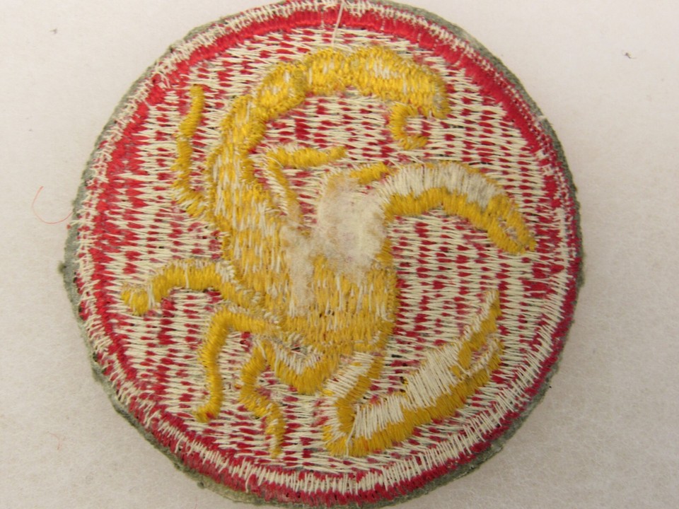 Original US Army WW2 Era 22nd Division (Ghost Unit) Patch | eBay