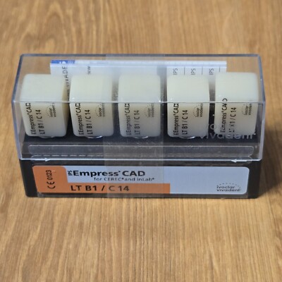 CEREC Ivoclar IPS Empress CAD - LT B1 / C14 - 5 Blocks ~ New & Sealed ...
