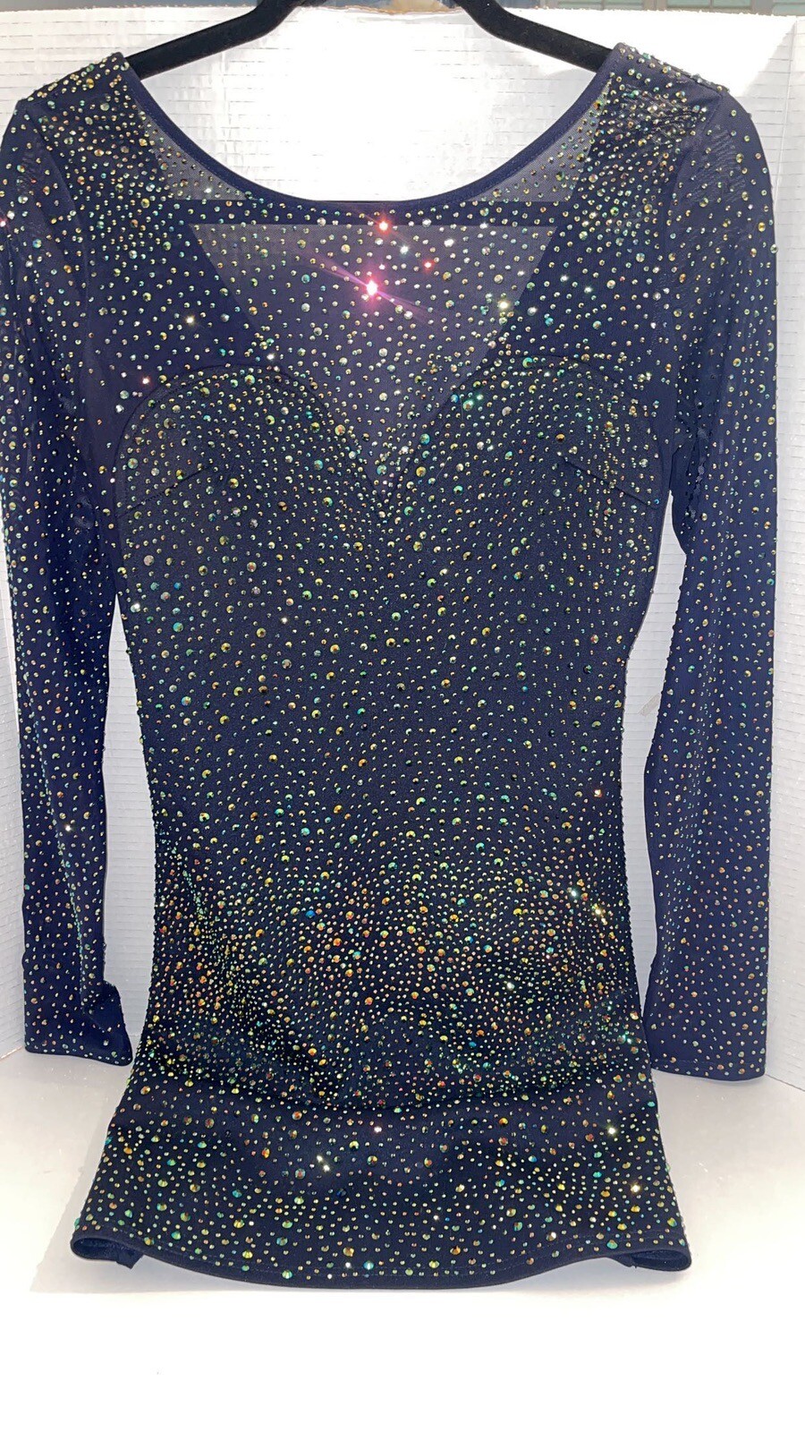 STUNNING Green Navy Blue CRYSTALS♡SPARKLY MINI♡COCKTA… - Gem