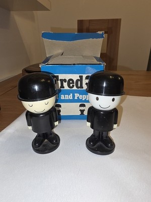 Homepride Fred Character Salt and Pepper Shakers Vintage 1970s | eBay UK