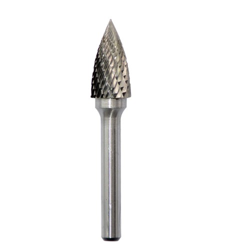 SG-5 Tungsten Carbide Burr Rotary File Pointed Tree Shape Double Cut ...