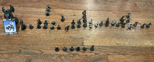 WOTC Star Wars Miniatures: Bounty Hunter Lot 45+ Minis (6 rares), LOOK ...