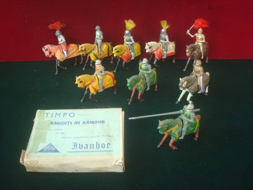 TIMPO LEAD MOUNTED KNIGHTS -ALL ON HORSE BACK INCLUDING IVANHOE | eBay UK