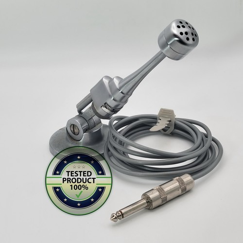 Vintage 1960s Turner Model 80X Crystal Microphone w/BOX Tested-Working ...