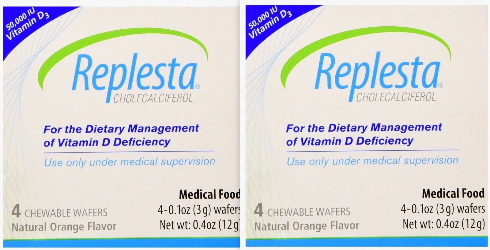 Replesta Wafer 4ct Vitamin D HIGH DOSE 50K IU ( 2 pack ) __ | eBay