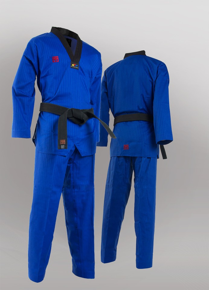 MOOTO BS4 COLOR Taekwondo Uniform Blue / Red / Black Dobok WTF Tae Kwon ...