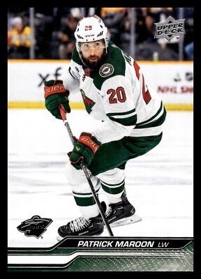 2023-24 UD Extended 569 Patrick Maroon, Minnesota Wild | eBay