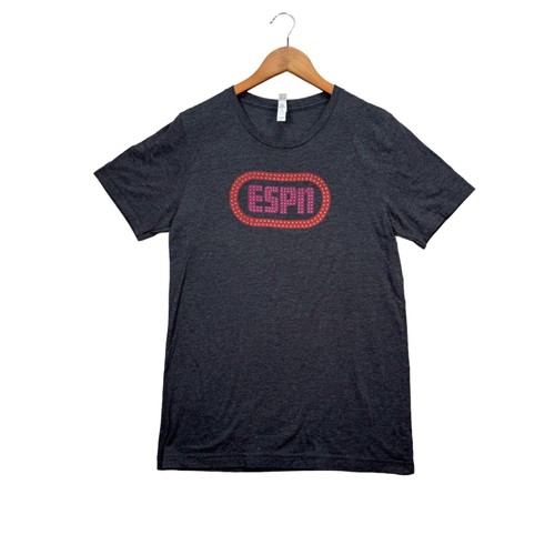 Men's ESPN Classic Logo Gray Gameday Football Basketball Baseball T ...