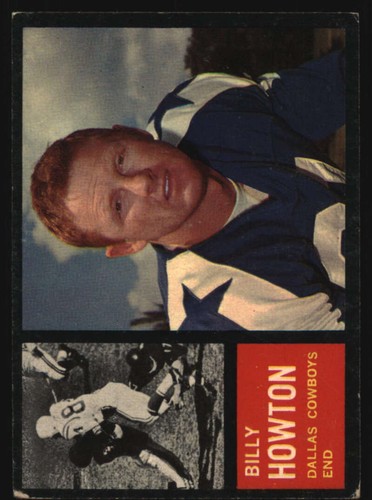 1962 Topps #42 Bill Howton GVG Cowboys 572269 | eBay