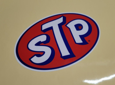 STP OIL Classic STICKERS 3" Pair Car Rcing Motorcycle Rally Bike Race ...