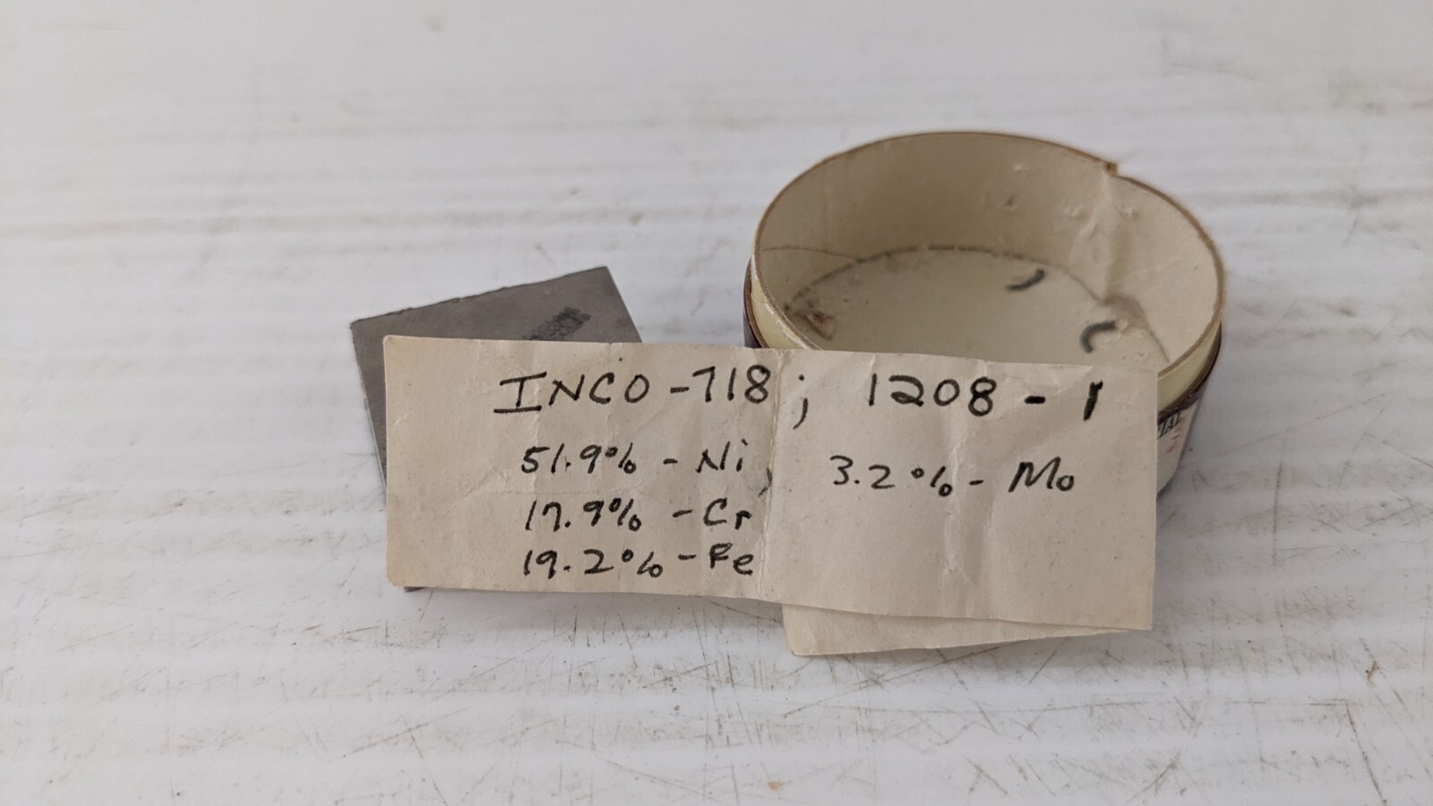 NIST Standard 1208-1 INCO 718 (1) DISCONTINUED | eBay
