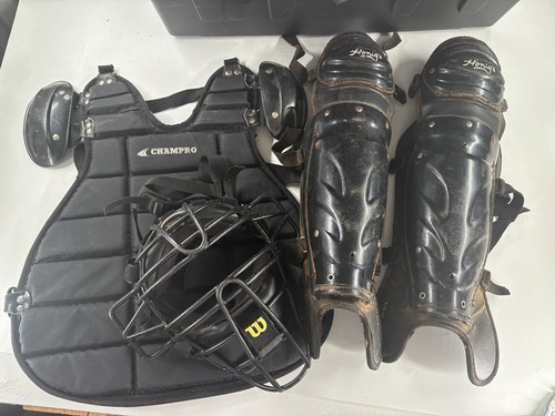 Umpire Gear Set Chest, Face and Legs Champro Wilson ETC | eBay