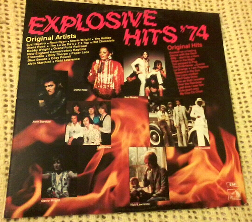 BULK ARTISTS EXPLOSIVE HITS '74 VINYL LP 1974 ORIGINAL AUSTRALIAN PRESS ...