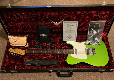 Fender Custom Shop Postmodern Telecaster Journeyman Relic Lime Green ...