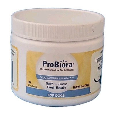 ProBiora for Dogs GOOD BACTERIA FOR HEALTHY Teeth Gums & Fresh Breath ...
