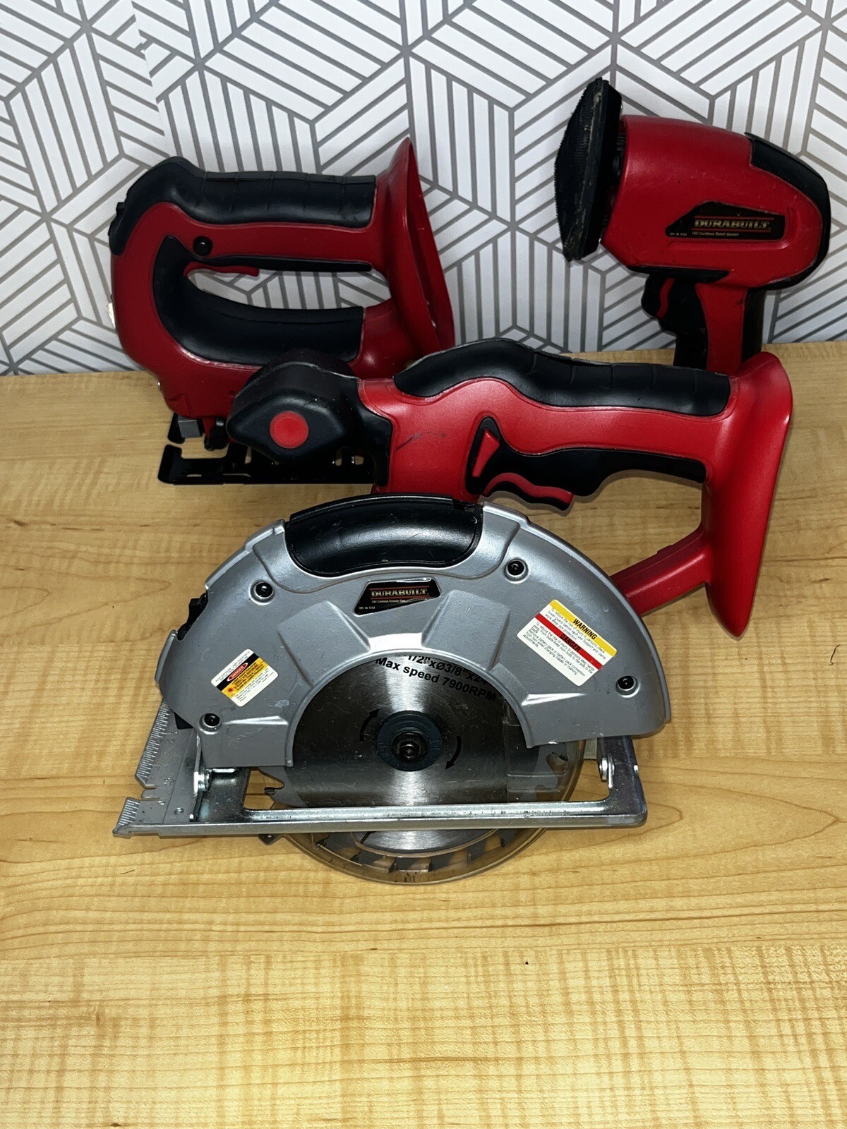 Durabuilt 3 Piece 18 Volt Rechargeable Tool Kit Power Tools EUC | eBay