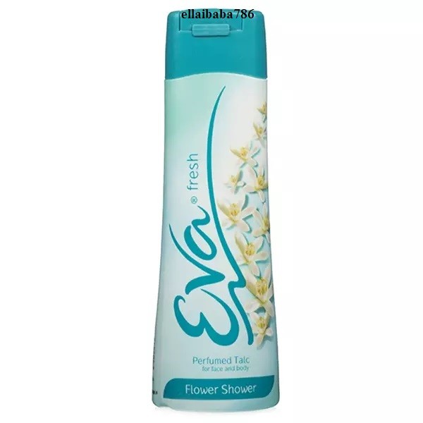 Eva Fresh Perfumed Talc For Face & Body Flower Shower - 400 Gram Pack ...