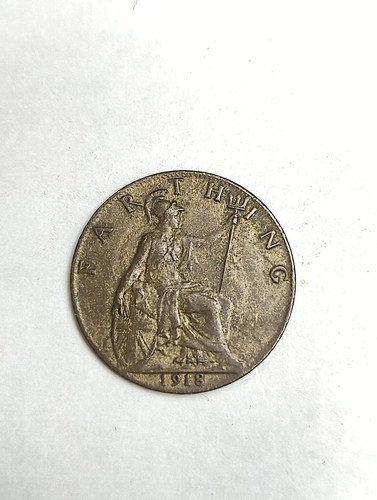 GREAT BRITAIN - 1918 - FARTHING - 3W | eBay