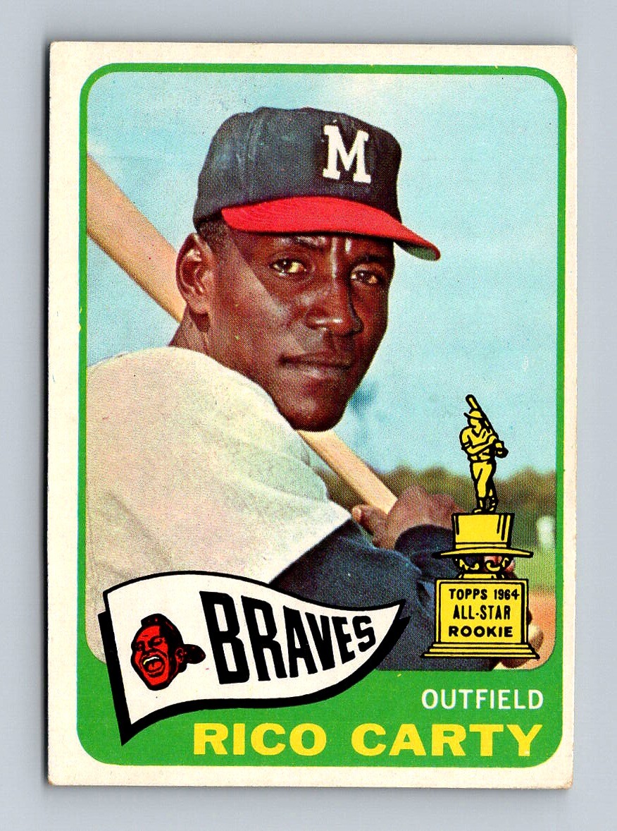 1965 Topps Baseball Rico Carty #305 Milwaukee Braves EX-MT | eBay