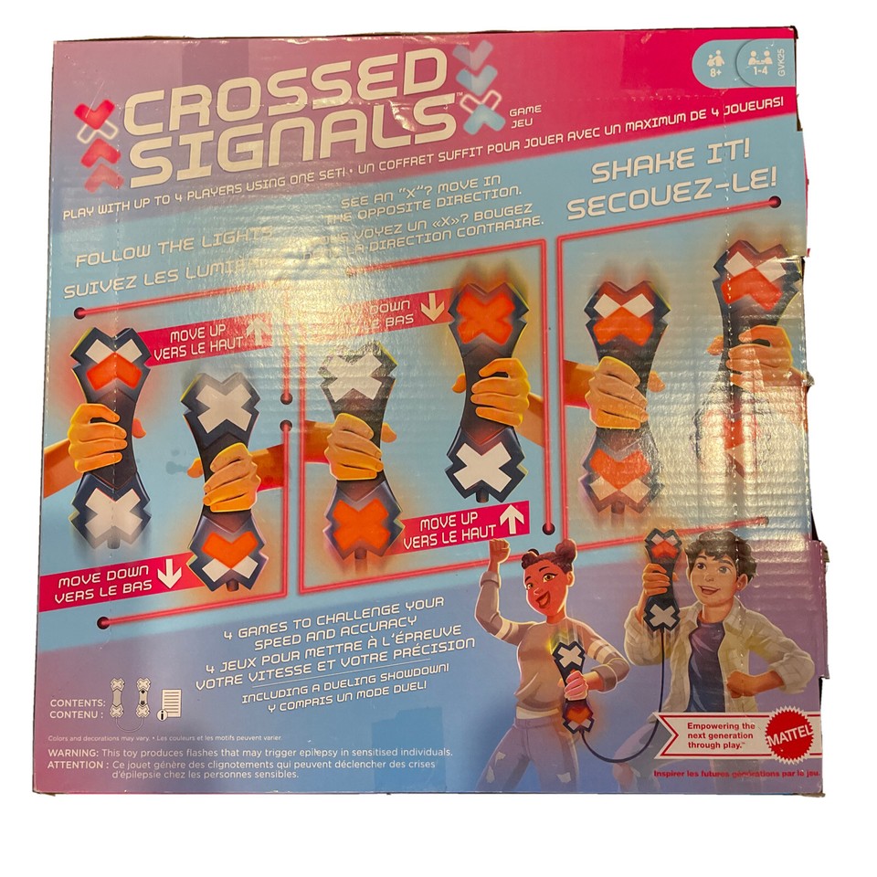 NEW IN BOX - Mattel Games - Crossed Signals Table Top Game | eBay