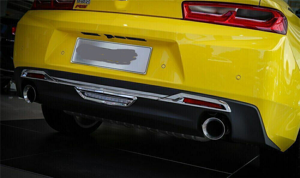 Chrome Rear Bumper Trim Fog Light Cover Trim for Chevrolet Camaro ...