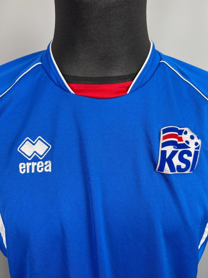 ICELAND 2010 2012 HOME SHIRT ISLAND FOOTBALL SOCCER JERSEY ERREA MENS ...