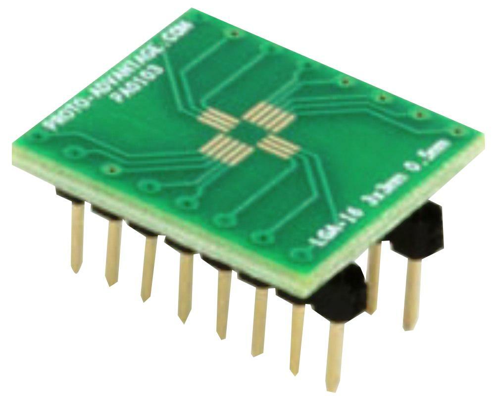 Adapter, LGA-16 Sich DIP-16, 0.5MM, Platte Dicke 1.6MM, Boa Für PROTO ...