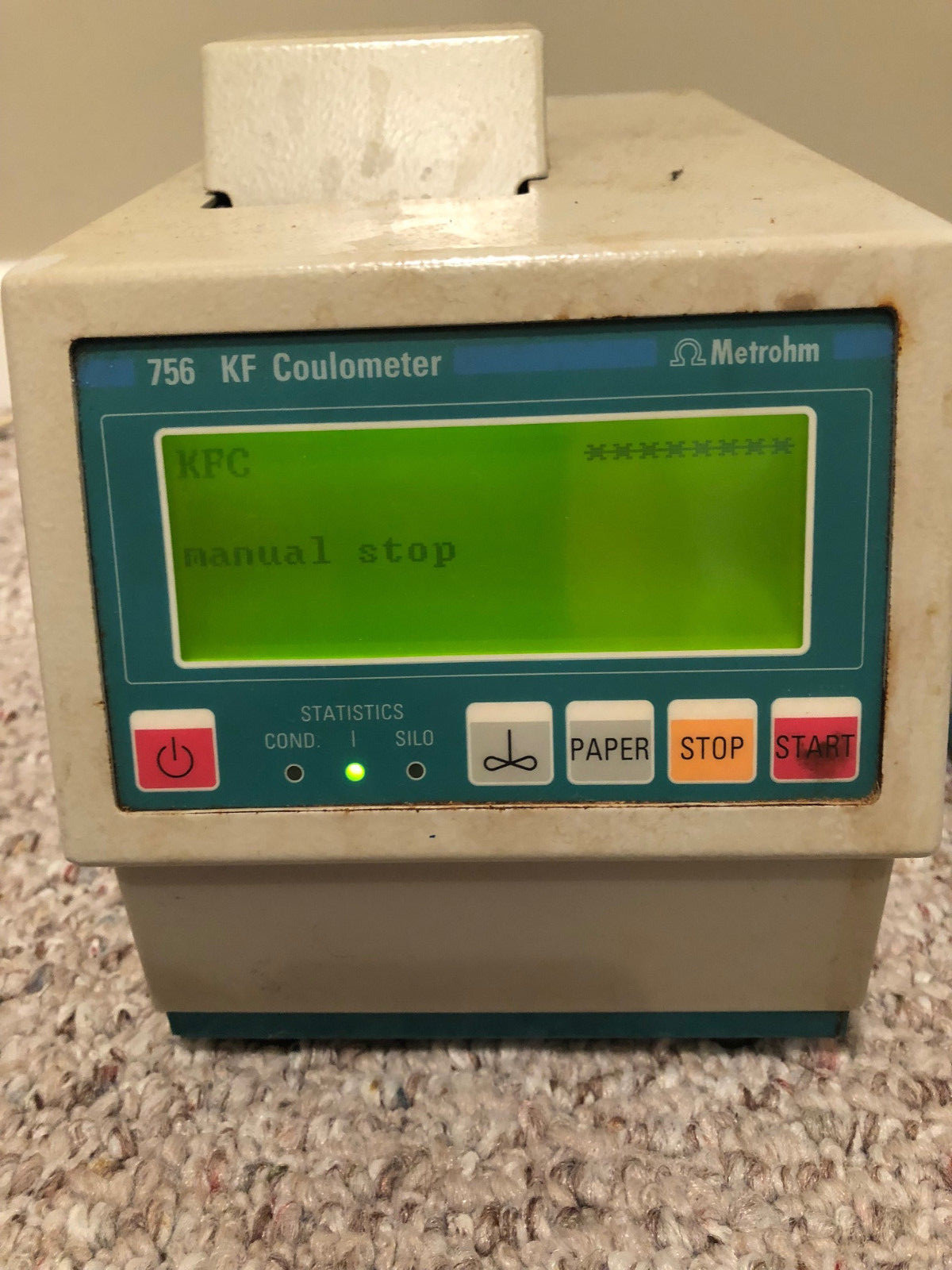 Metrohm 756 Karl Fischer Coulometer | eBay