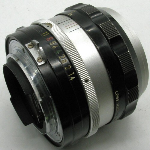 Nikon Nikkor-S Auto 50mm f/1.4 Non-AI Mount Manual Focus Lens with Caps ...