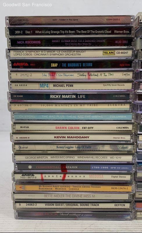 Reseller Lot of 50 Music CDs Various Artists and Genres, Mixed ...