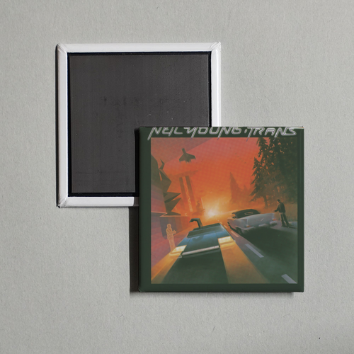 Neil Young - Trans Album Cover Locker Fridge Magnet | eBay
