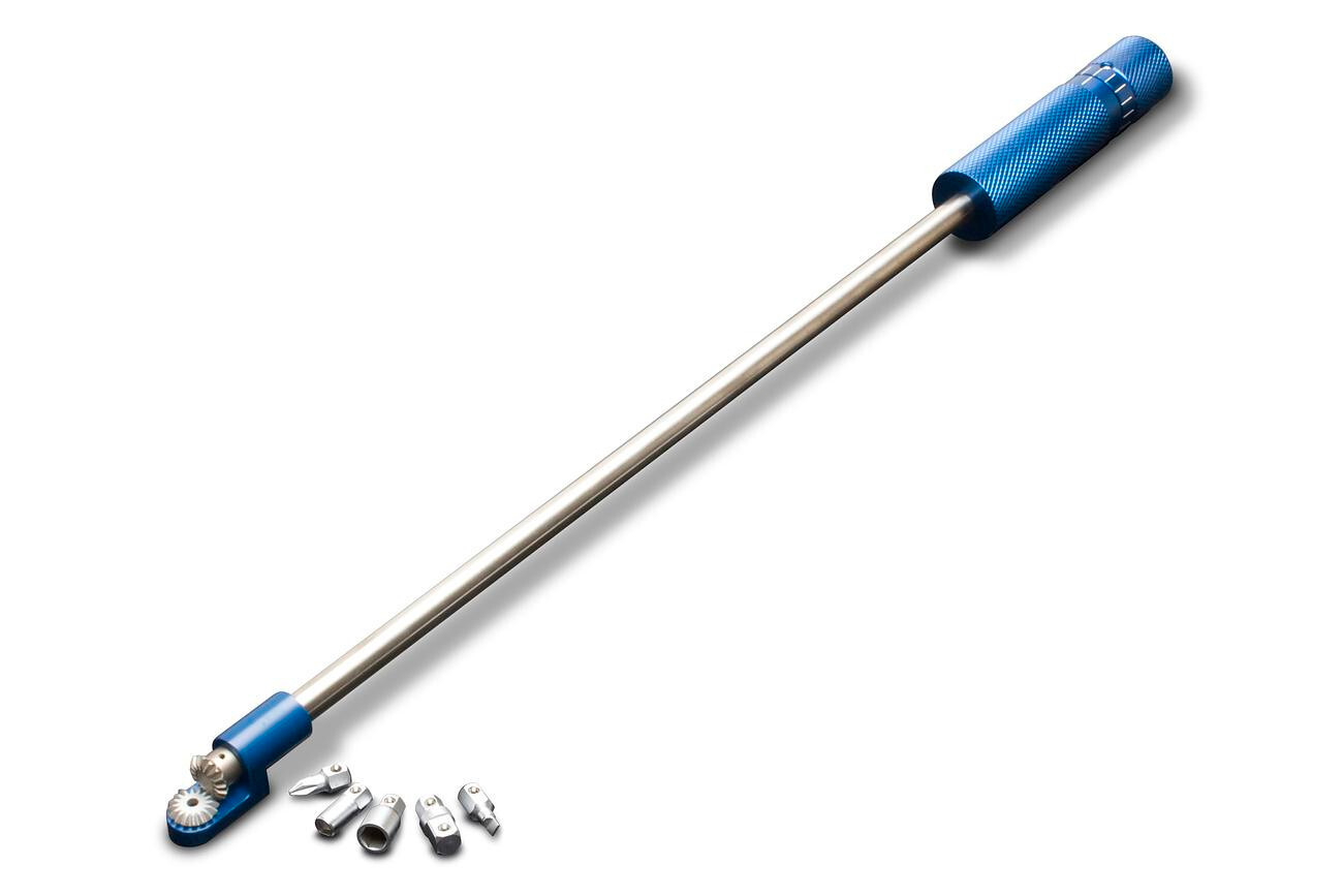 Motion Pro Carb Tool 90 Degree w/Bits 1/4" Hex Drive Carburetor Tool 08 ...