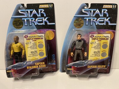 Captain Benjamin Sisko & Captain Koloth Star Trek 1997 Warp Factor ...